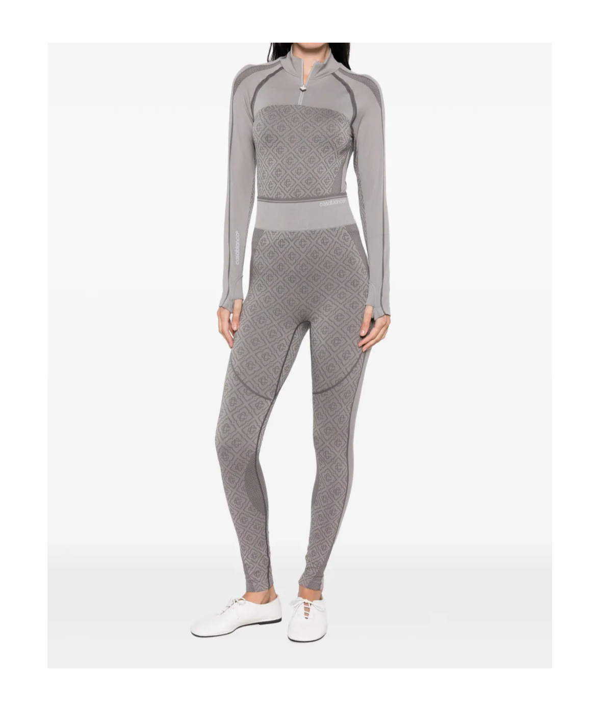 CASABLANCA Casablanca Monogram Seamless Knitted Trousers